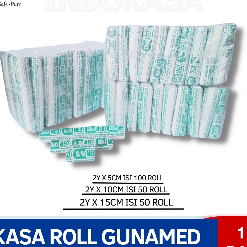 Jual Wah PERBAN GUNAMED 1CM KASA GULUNG ROLL 1 BAL ISI 5ROL HARGA ...