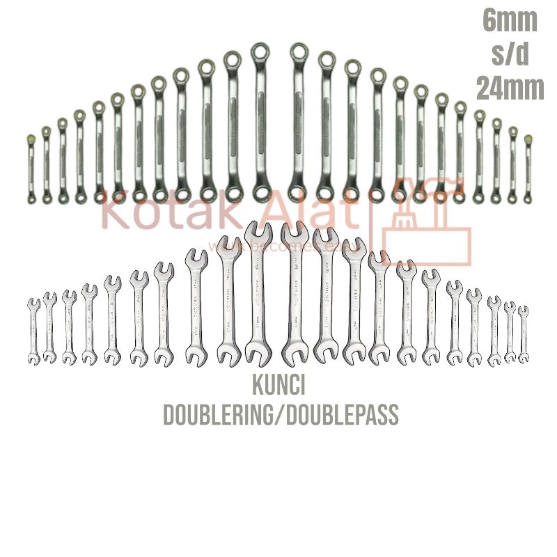 Jual Kunci Double ring pass 6mm sampai dengan 24mm CR-V | Shopee Indonesia