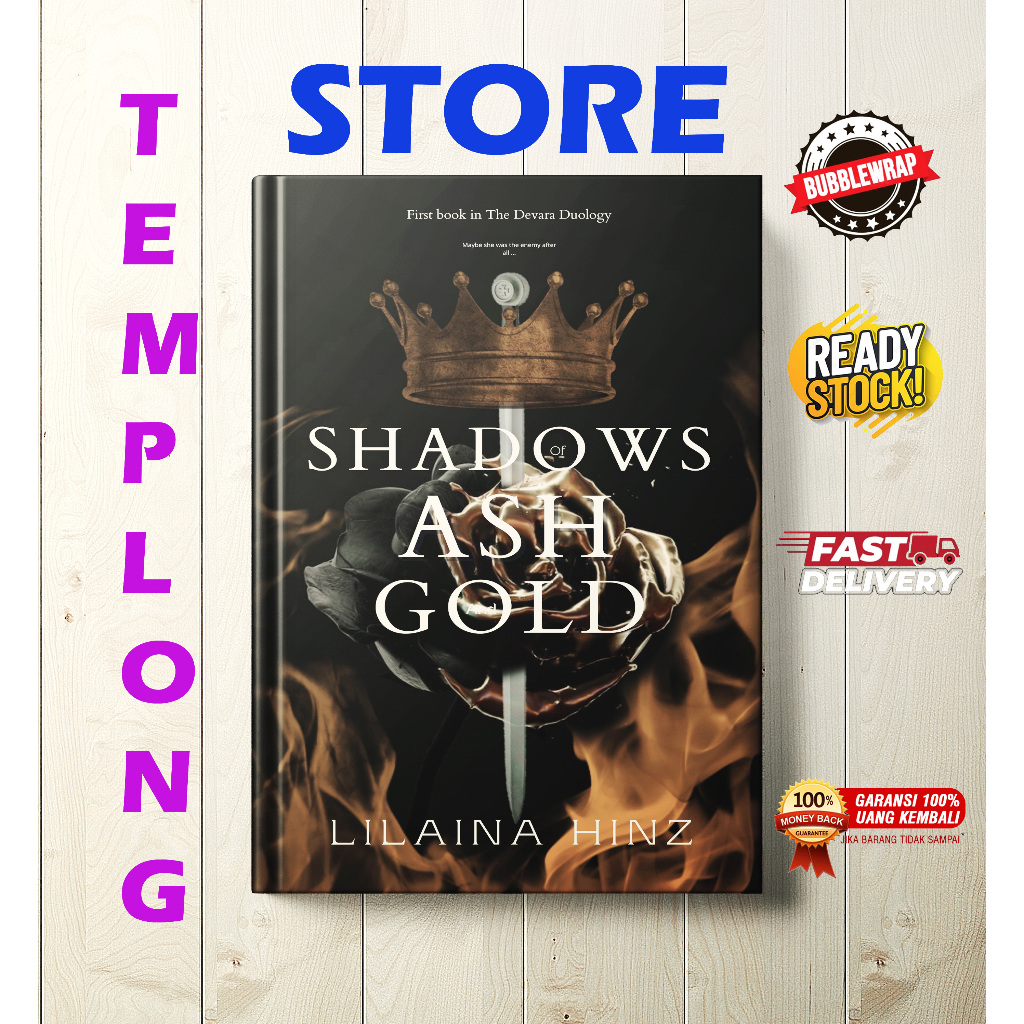 Jual Shadows of Ash and Gold by Lilaina Hinz (HARD COVER) | Shopee ...