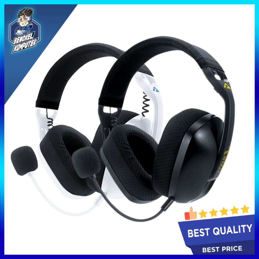 Jual HEADSET GAMING ARMAGEDDON COSMIC III LITE - BLACK/WHITE | Shopee ...