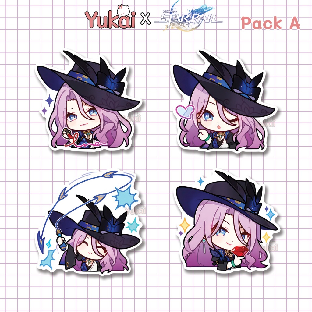 Jual Stiker Pack Jade Honkai Star Rail (HSR) Premium, Sticker Anime ...
