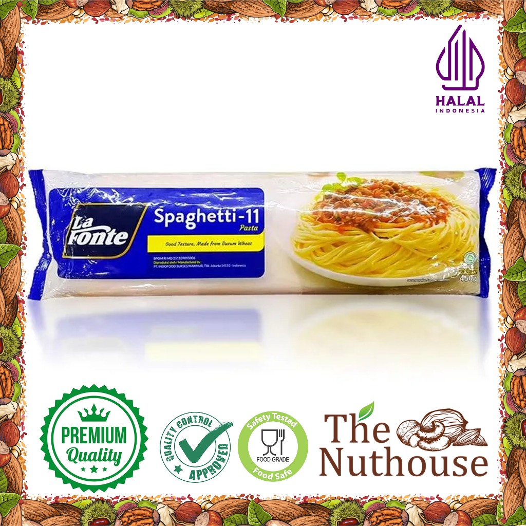 Jual LA FONTE Spaghetti - 11 Pasta 450gr [HALAL] | Shopee Indonesia