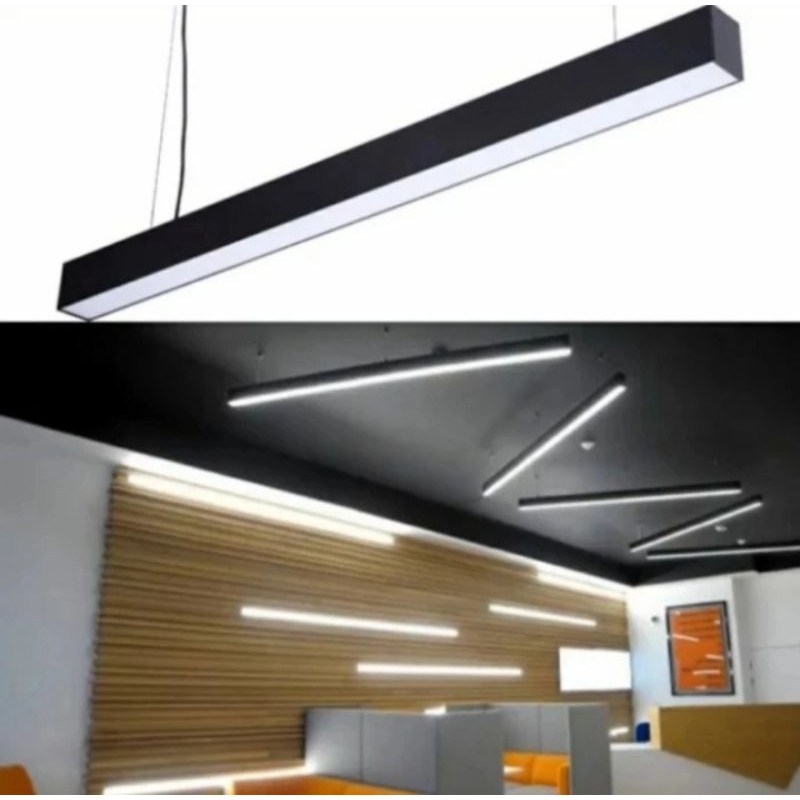 Jual Lampu balok led 36 watt kantor office plafon gantung 6500k 4000k ...