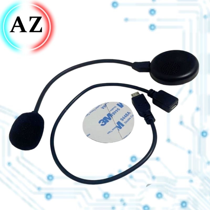 Jual SPEAKER MIC HARD MIC FULL FACE HALFFACE SERVICE KITT BLUETOOTH ...