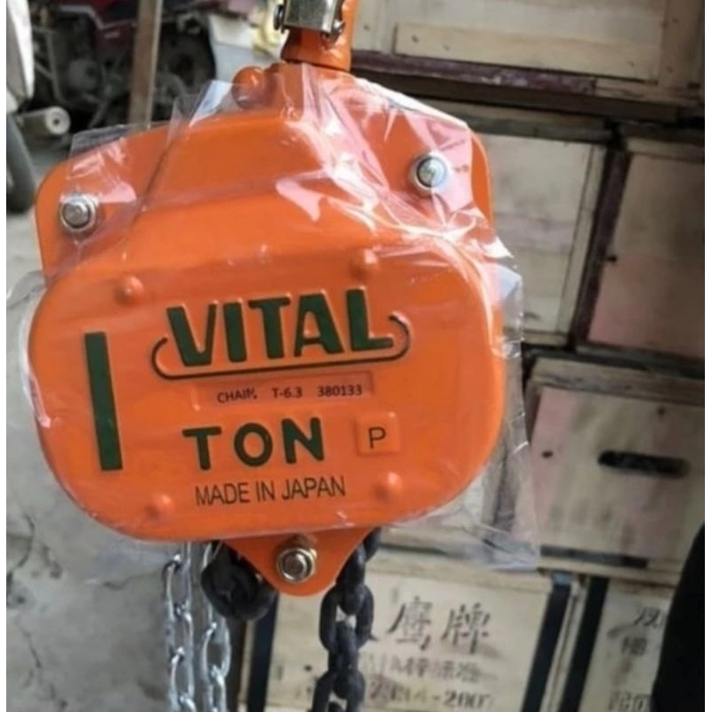 Jual Chain block Vital 1 ton x 3 meter chain chain Japan | Shopee Indonesia