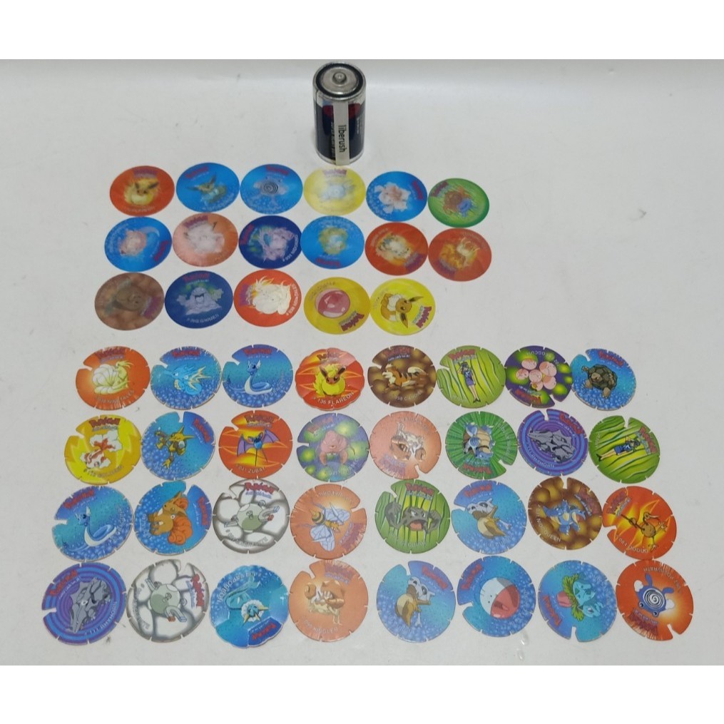 Jual Chiki tazos spin pokemon blastoise golem ninetales rapidash ...