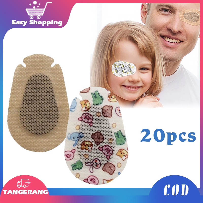 Jual 20pcs Lazy Eyes Patch Penutup Mata Malas Anak Opticlude Orthoptic ...
