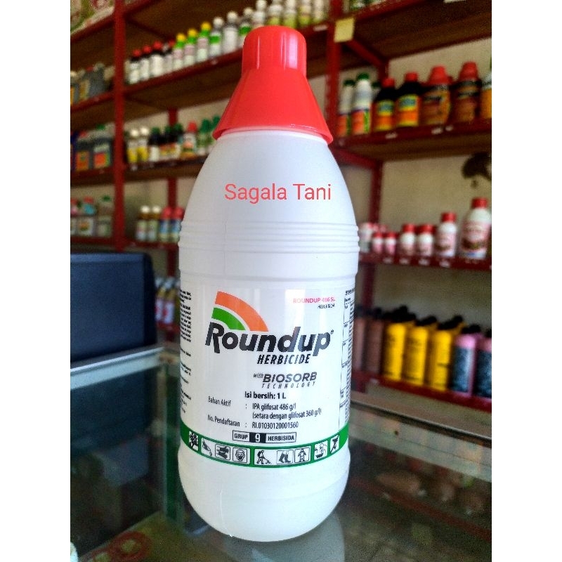 Jual ROUNDUP 486SL Kemasan 1L Herbisida Sistemik | Shopee Indonesia