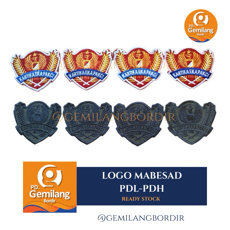 Jual BADGE MABESAD | Logo MabesAD | Badge logo PDL - PDH | Badge Logo ...
