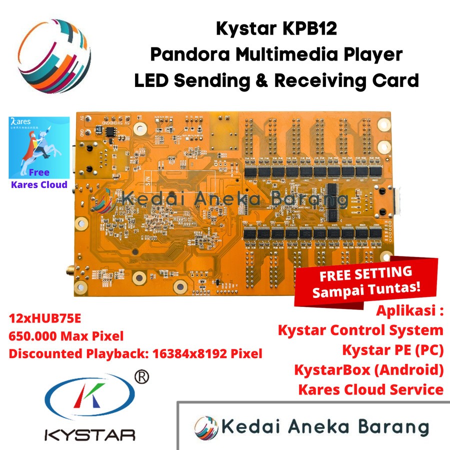 Jual Kystar KPB12 Pandora Multimedia Player LED Videotron Controller ...