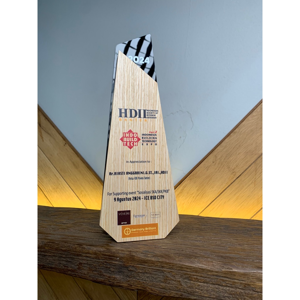 Jual Trophy Kayu Custom (Tipe-7) | Piala Kayu Custom | Plakat Kayu ...