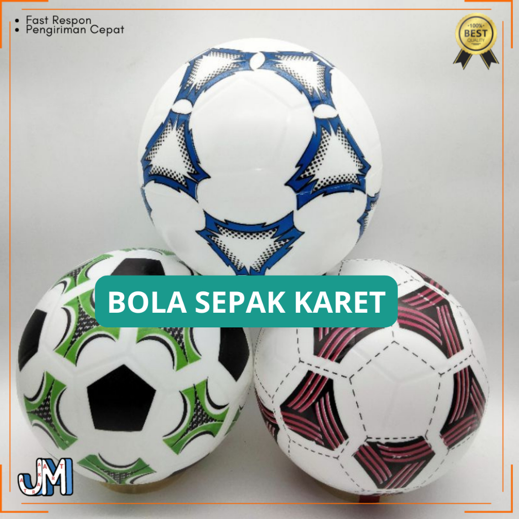 Jual Mainan Bola Sepak Karet / Bola Karet Kaki Sepak Bola Futsal ...