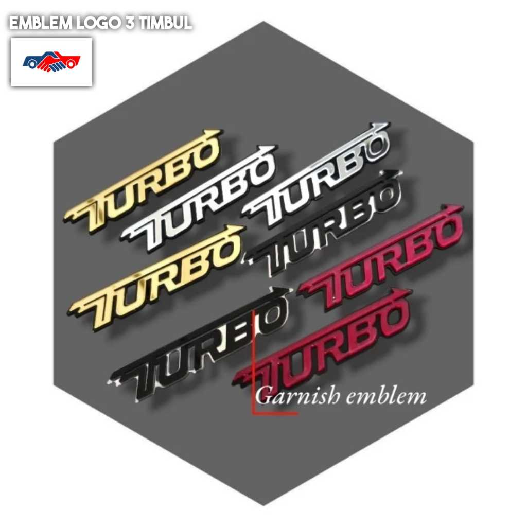 Jual emblem 3D turbo untuk NMAX TURBO NEO S TECHMAX tahun 2024 MP27 ...