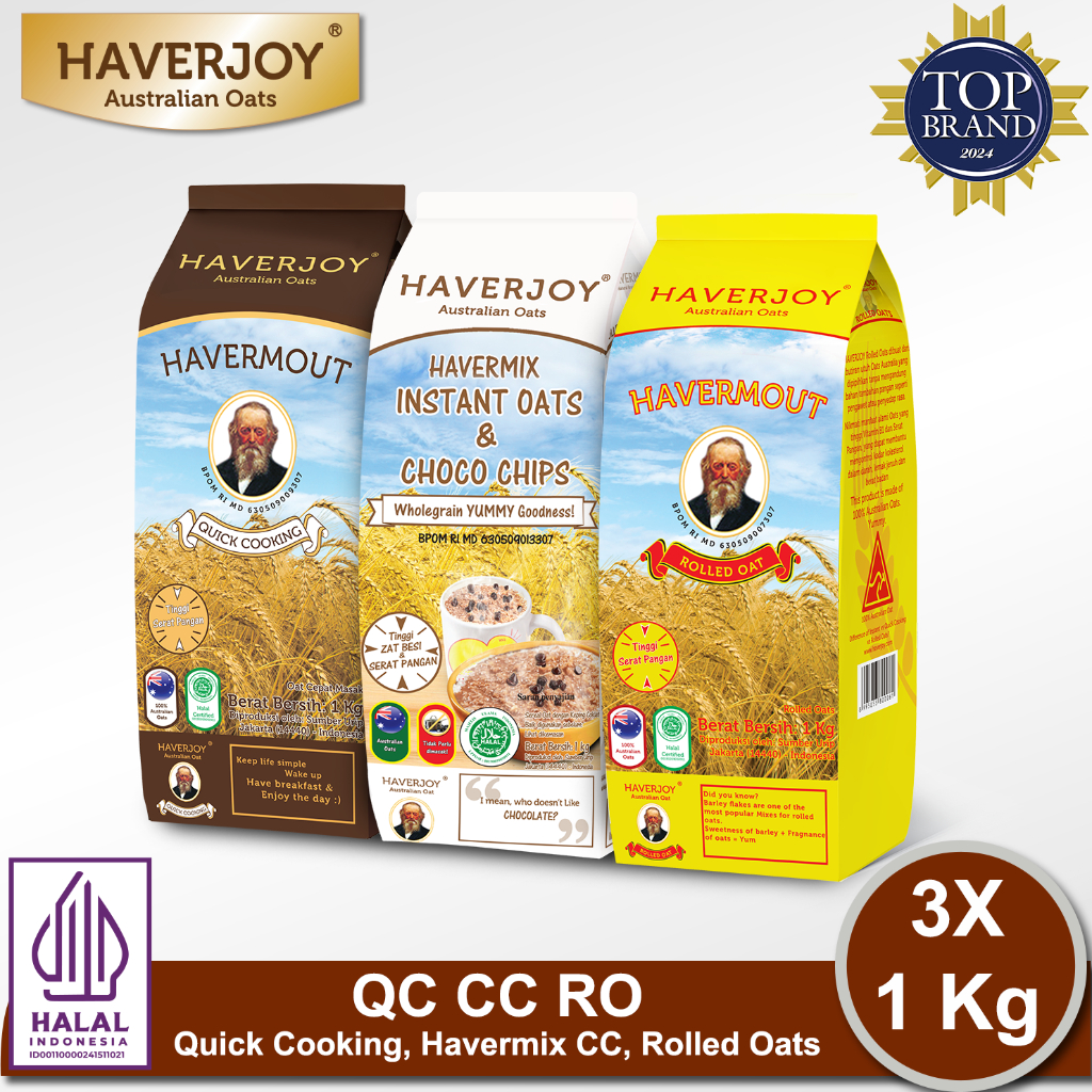 Jual Haverjoy Trial Pack Jumbo All Varian 1kg | Shopee Indonesia