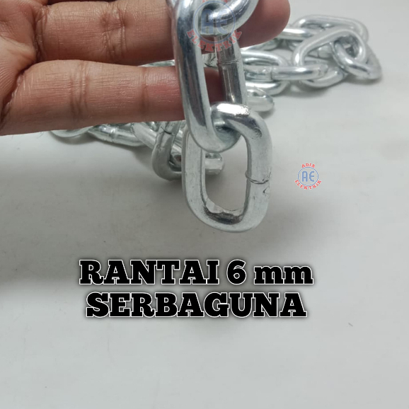 Jual Rantai Besi kapal / Rantai Besi 6mm / Gembok Kunci Rumah Pagar ...