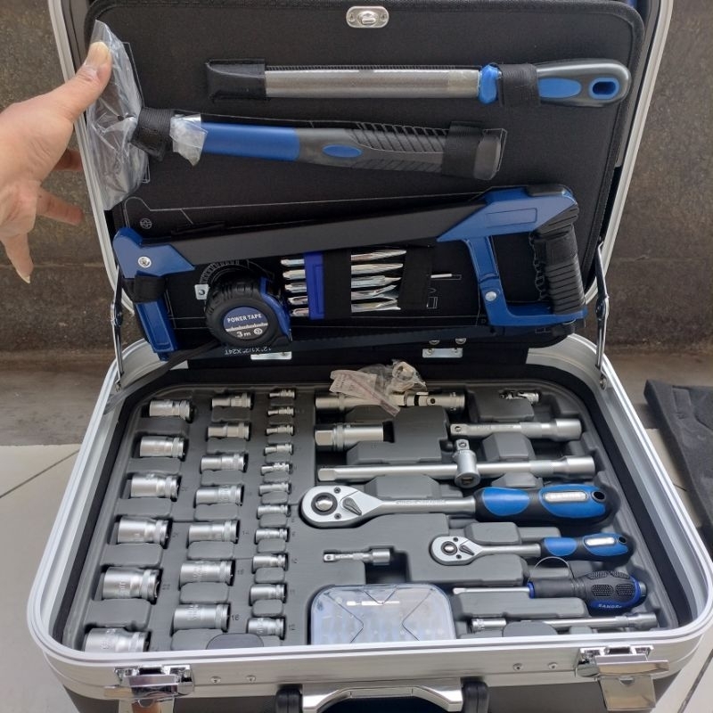 Jual Tool kit set kunci sock 132 pcs SANDS troley box | Shopee Indonesia