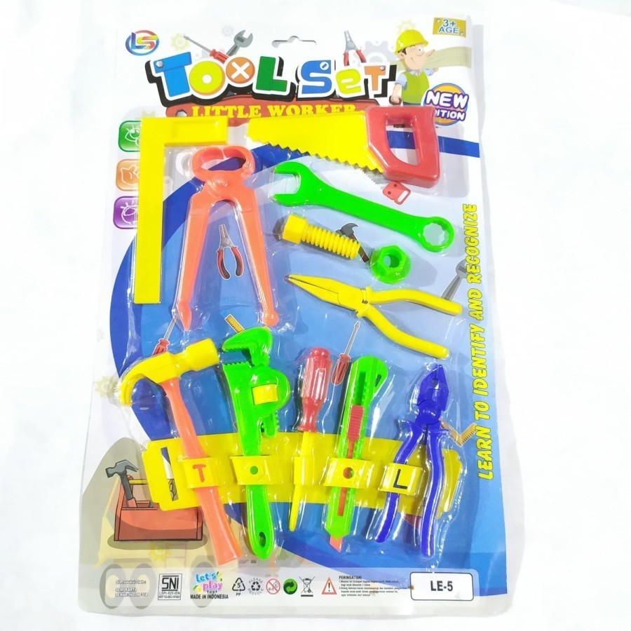 Jual MAINAN TOOL SET BESAR MAINAN PERKAKAS OBENG ALAT TUKANG PLASTIK ...