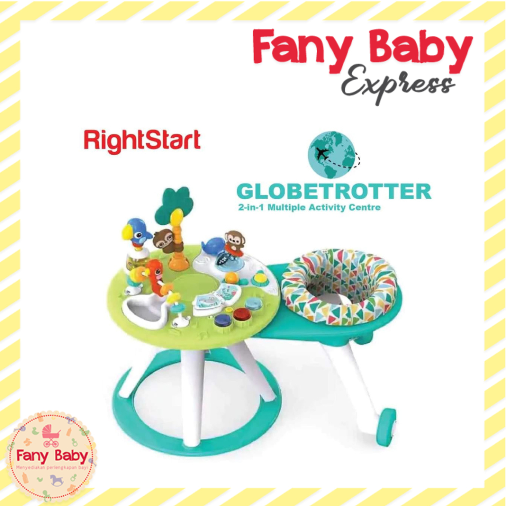 Jual RIGHT START BABY WALKER GLOBETROTTER 2IN1 MULTIPLE ACTIVITY CENTER ...