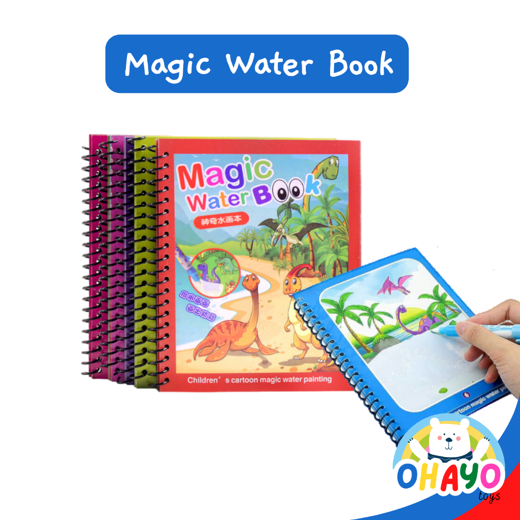 Jual Magic Water Book Buku Gambar Air Ajaib Anak Buku Lukisan Air ...