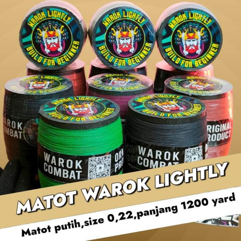 Jual Gelasan WAROK LIGHTY Matot 022 Kasar Garang Tajam 1200Yard (Untuk ...