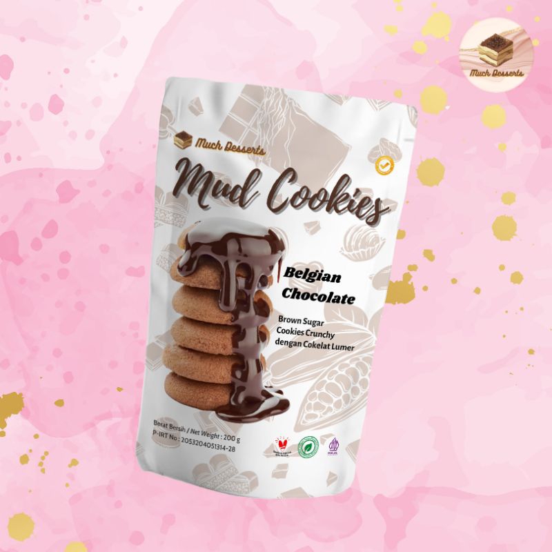 Jual Mud Cookies Belgian Chocolate - Crunchy Cookies With Melted ...