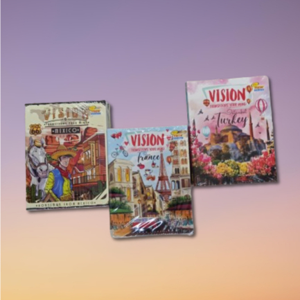 Jual Buku Tulis VISION 58 Lembar 1 Pack Isi 10 Buku /Buku Garis/Murah ...