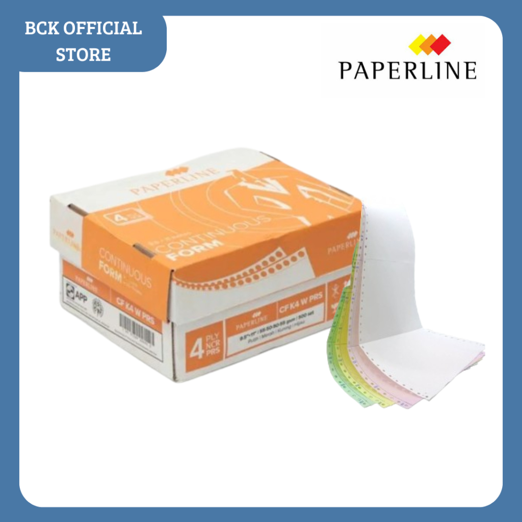 Jual Kertas Continuous Form CF K4 W PRS - 4 PLY (CTN) | Shopee Indonesia
