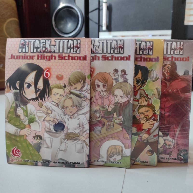 Jual Komik Manga Jepang AOT Attack On Titan Junior High School Vol. 6-9 ...