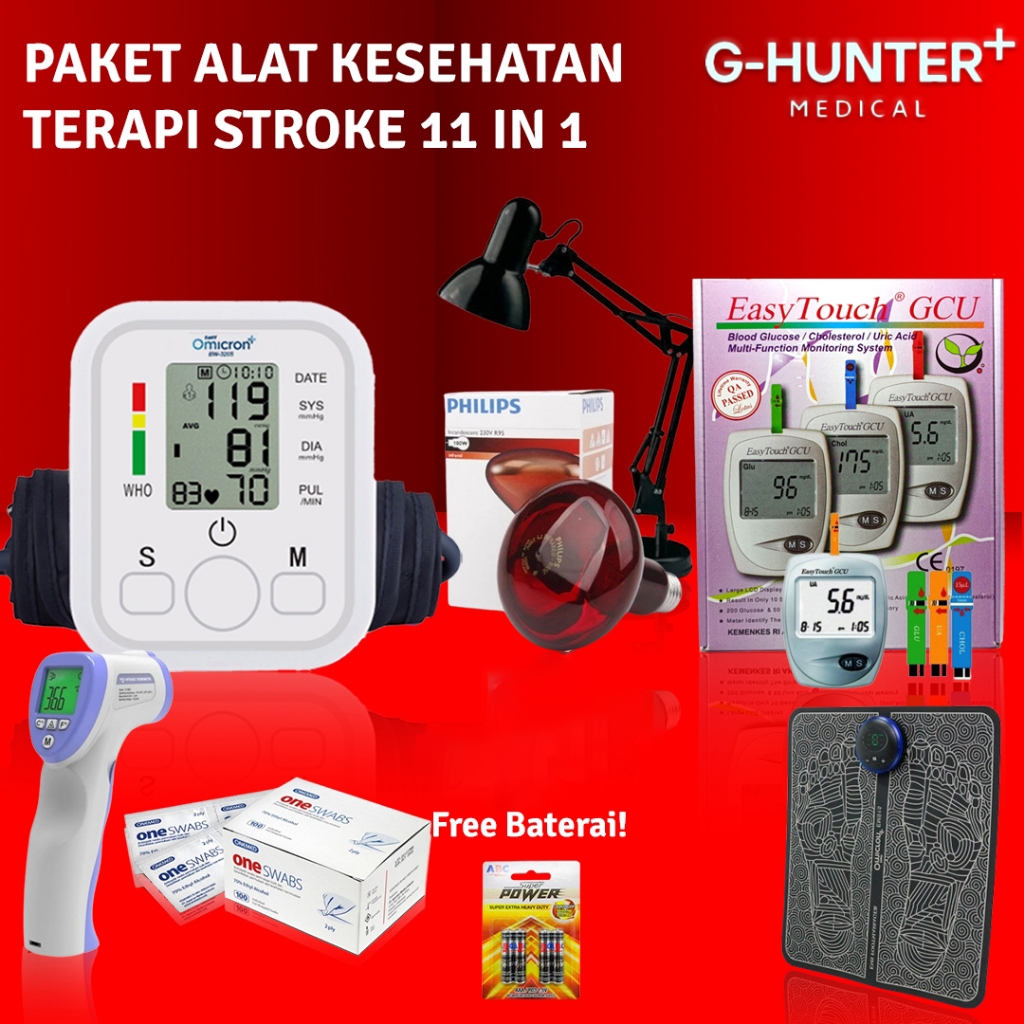 Jual 1 Paket Alat Kesehatan Lengkap 8 in 1 Untuk Terapi Stroke / Alat ...