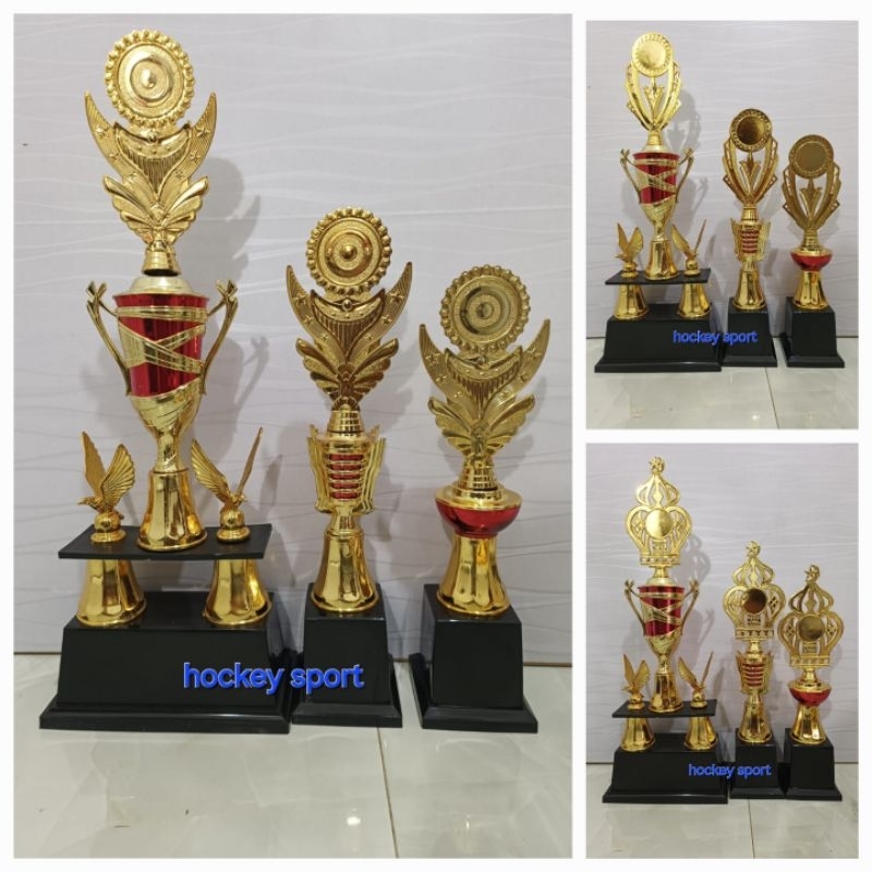 Jual Trophy 2 KAKI Piala Mesjid Masjid Piala Costum Tulisan 1 SET 123 ...