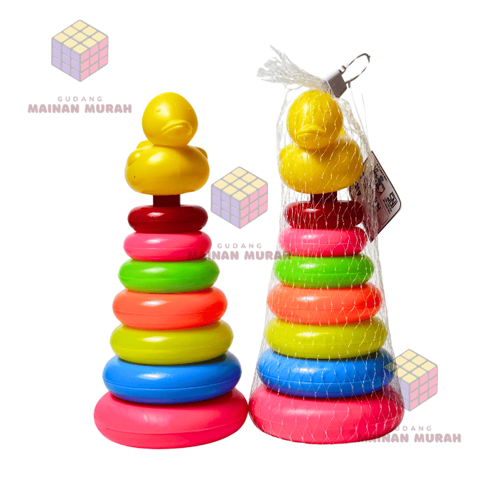 Jual MAINAN RING DONAT BEBEK SUSUN MINI MURAH MERIAH - B434 - EDUKASI ...