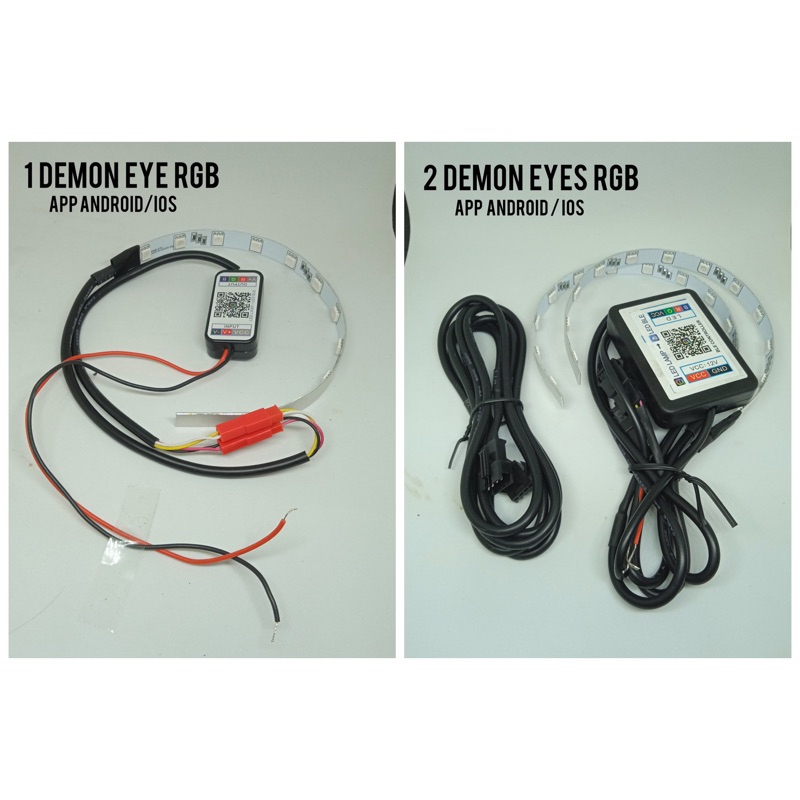 Jual LAMPU DEMON EYES RGB CONNECT APP ANDROID/IOS | Shopee Indonesia