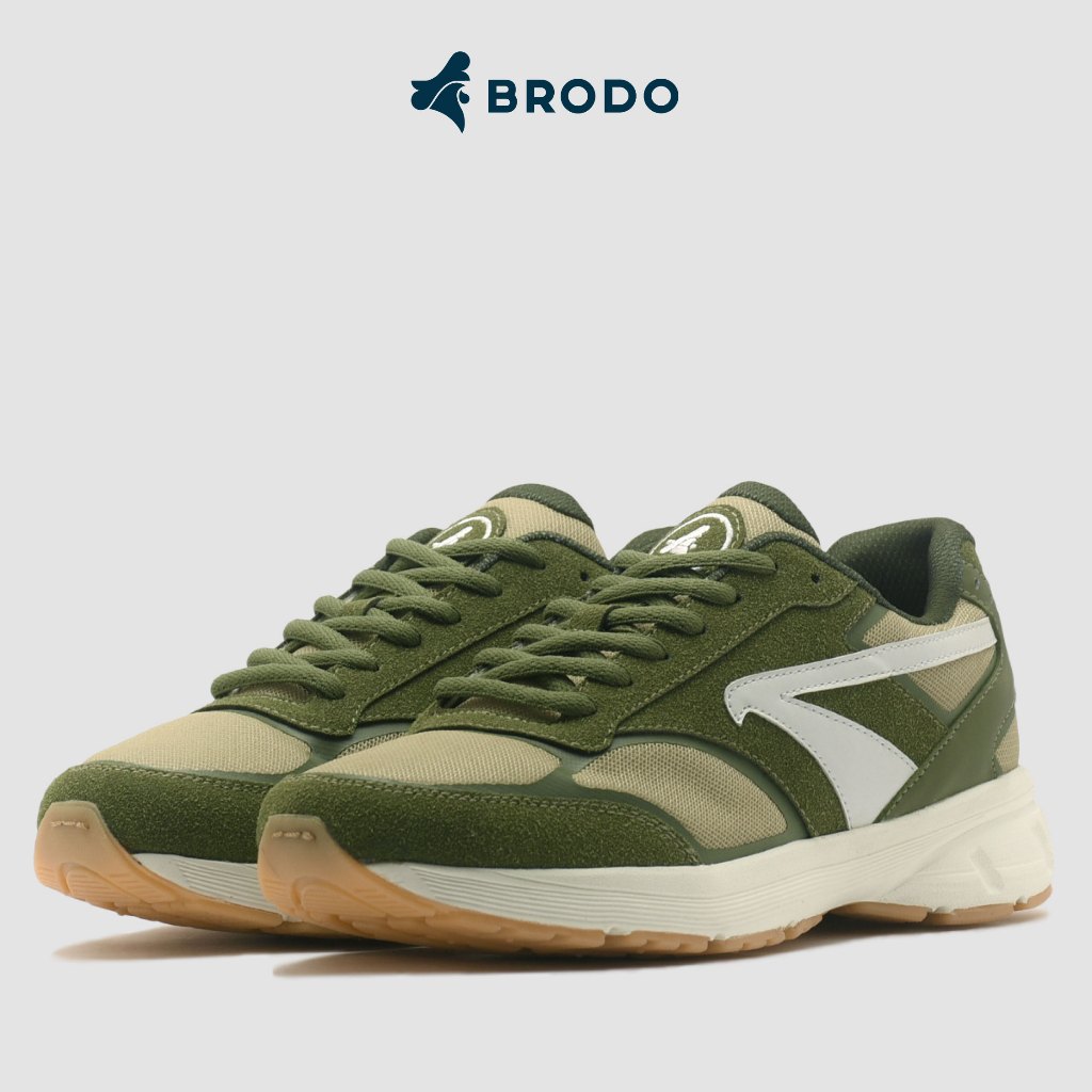 Jual BRODO - Sneakers Ace Nova Savanna Olive OWS | Shopee Indonesia