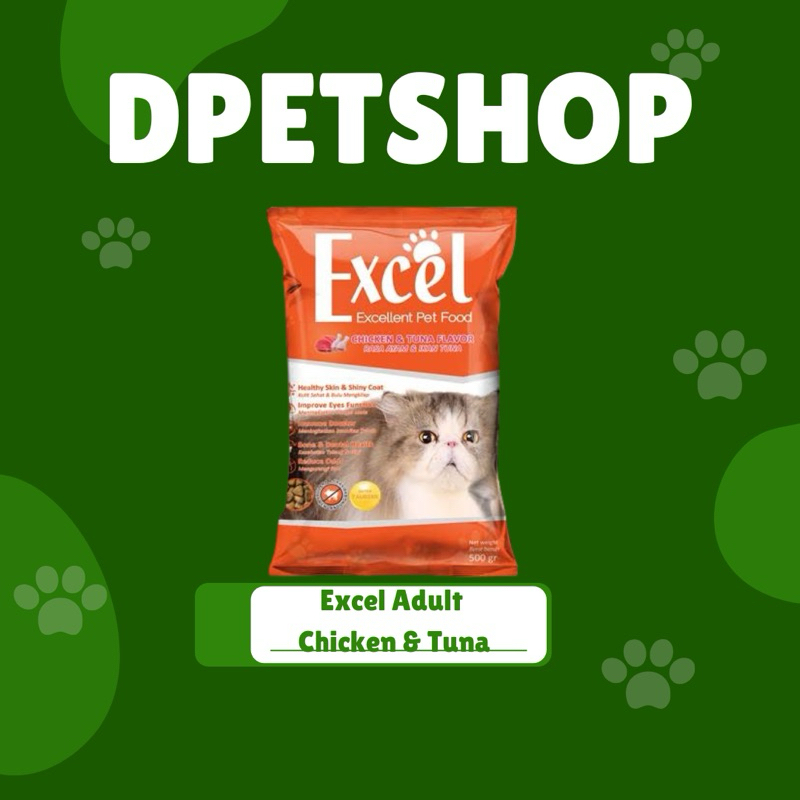 Jual Excel chicken & tuna 500gr | Shopee Indonesia