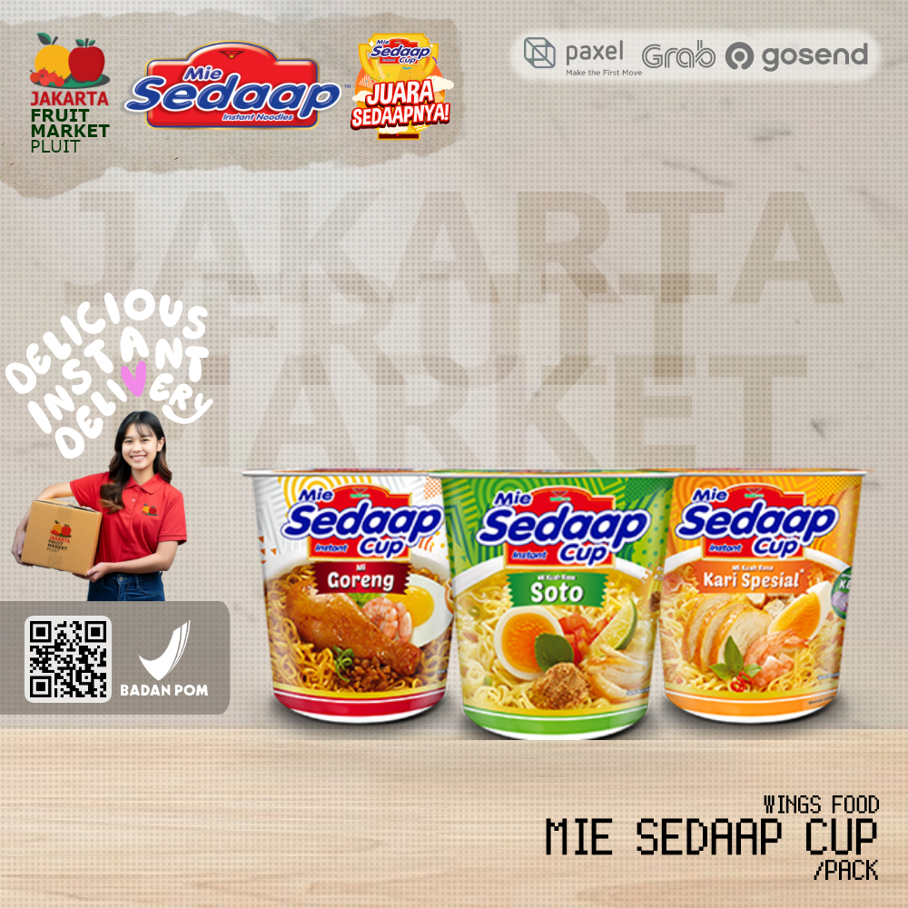 Jual MIE SEDAAP CUP ALL Variant / goreng kari spesial soto special ...