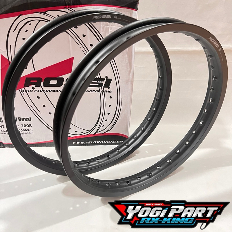 Jual VELG V-ROSSI HITAM DOFF UKURAN 18X160 DAN 185 SATU PASANG DEPAN ...