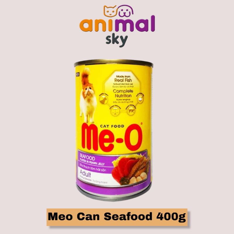 Jual Meo can Adult Seafood 400g/ Meo can adult Tuna 400g / Meo can ...