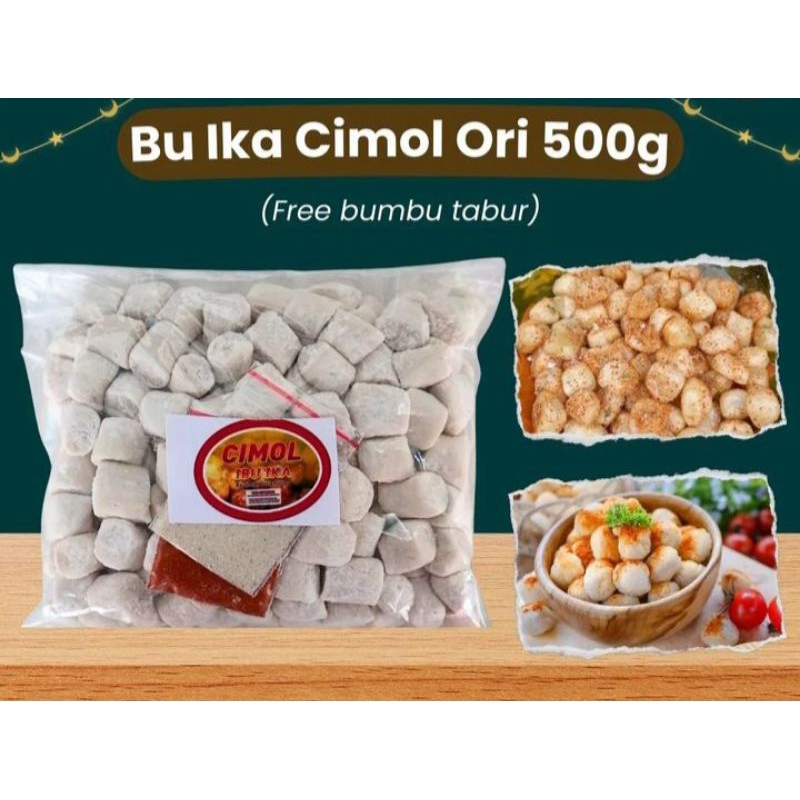 Jual CIMOL MENTAH ORIGINAL MERK IBU IKA BONUS BUMBU TABUR / CIMOL TANPA ...