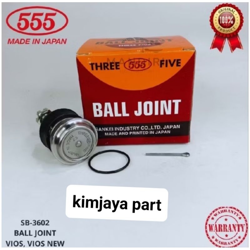 Jual BALL BAL JOINT BOLL BOL JOIN LOWER ARM TOYOTA YARIS NEW VIOS 555 ...