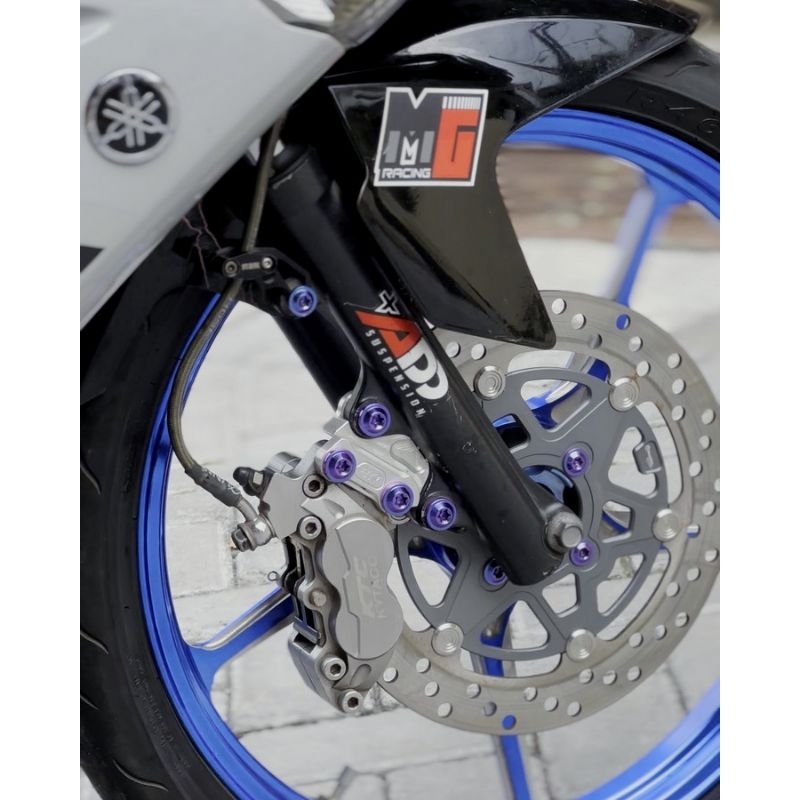 Jual breket kaliper 4p mx king 267 260mm | Shopee Indonesia