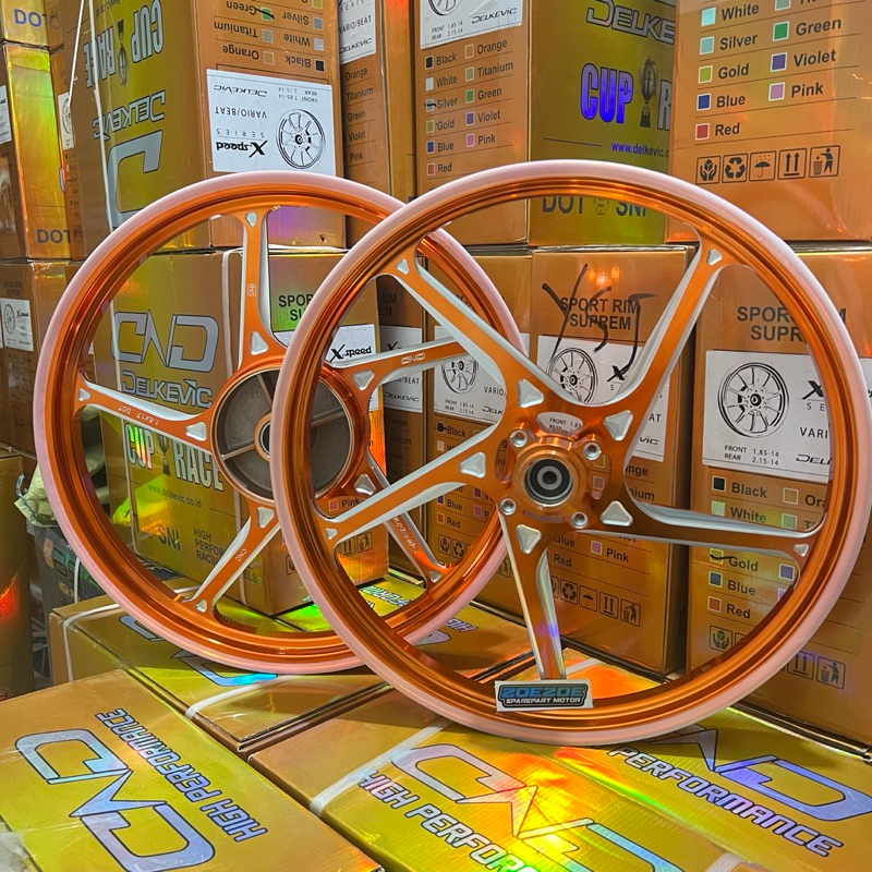 Jual Velg Pelek Racing Delkevic D55 Yamaha FIZR /Jupiter Lama/Vega Lama ...