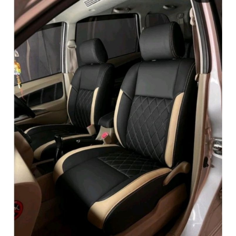 Jual sarung jok mobil inova lama tahun 2005-2015 full seat jok 3 baris ...