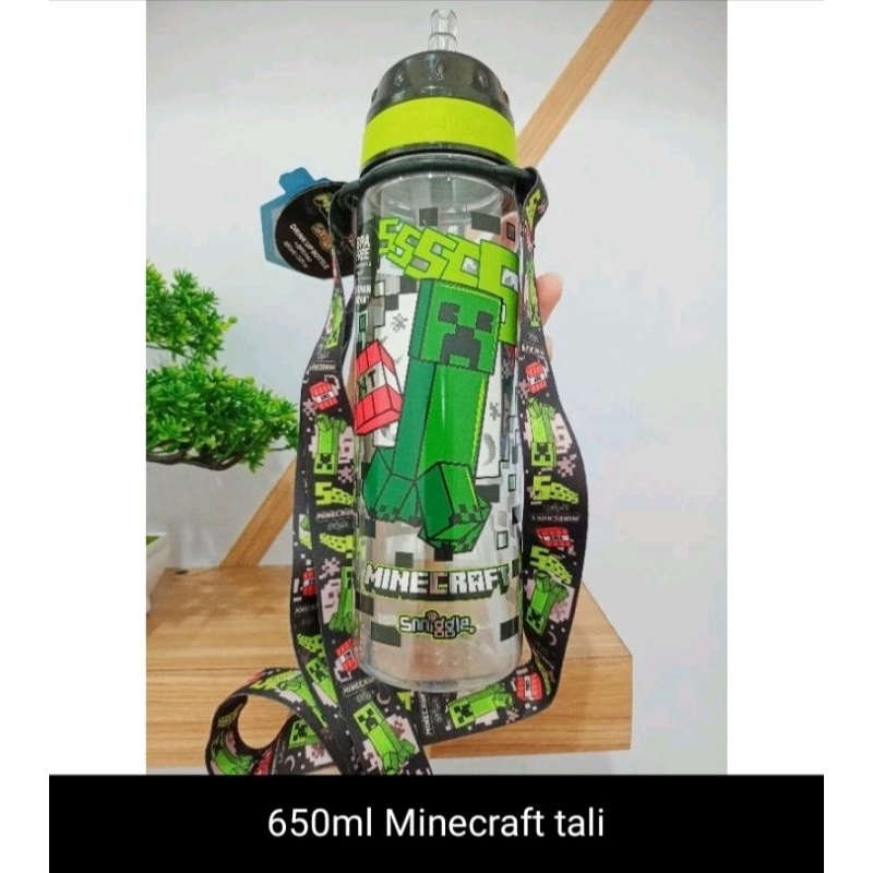 Jual botol minum anak smiggle minecraft smiggle minecraft botol 650ml ...