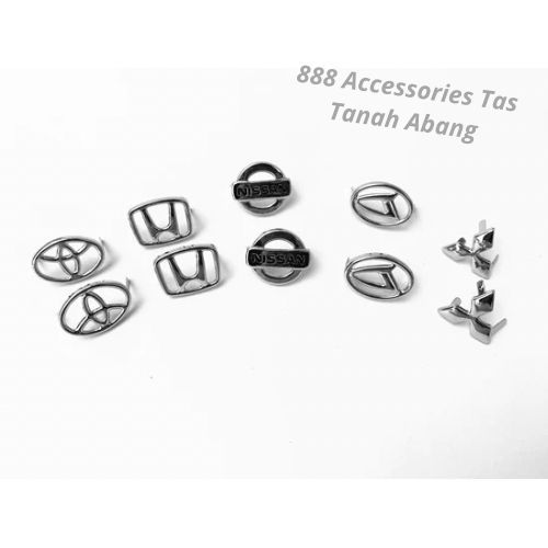 Jual ( 6 PCS) Emblem logo mobil / logo merk mobil untuk dompet STNK ...