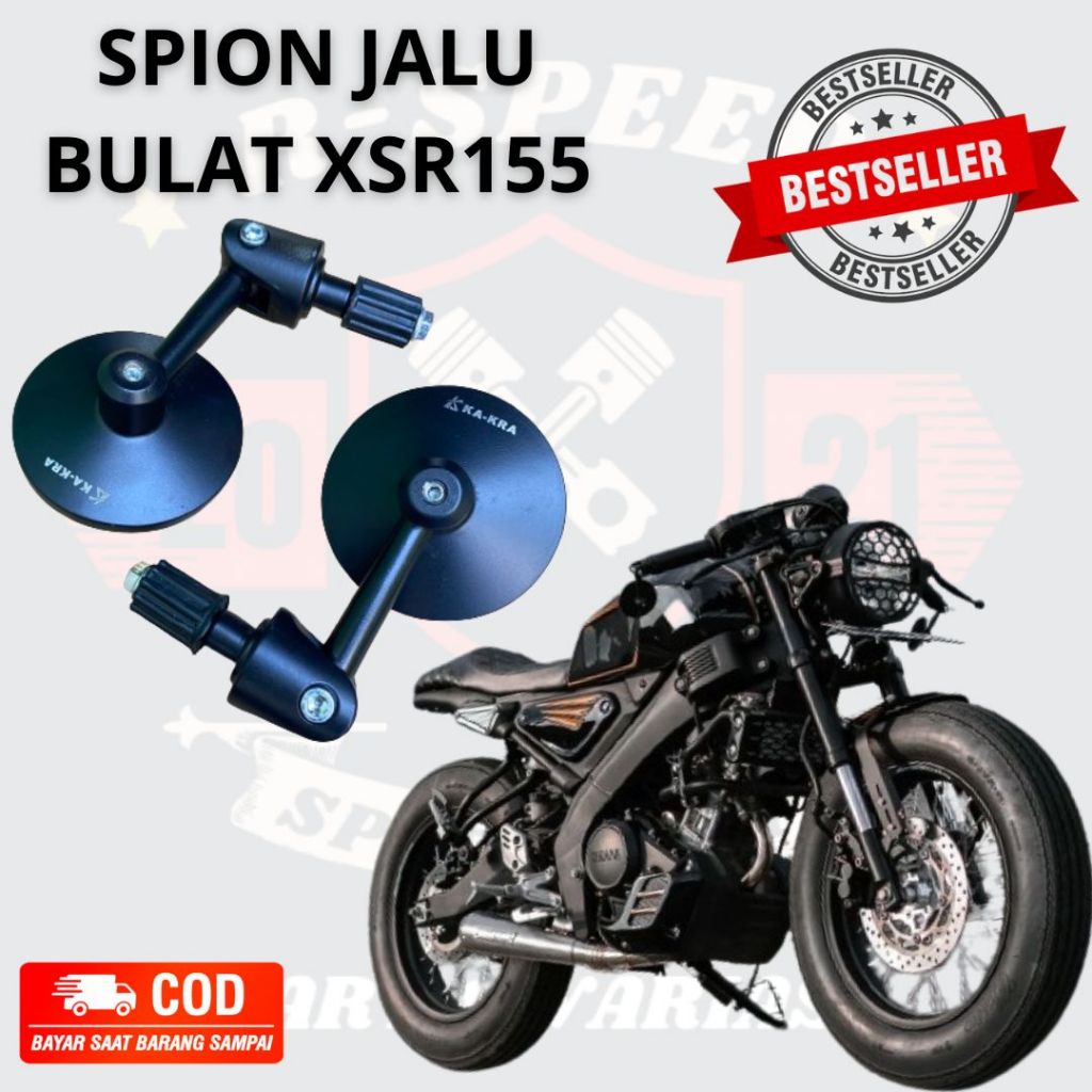 Jual SPION BAR END JALU BULAT CAFE RACER PNP YAMAHA XSR 155 | Shopee ...