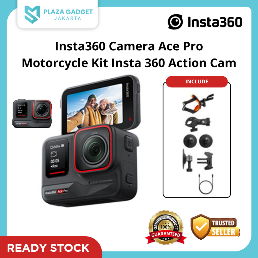 Jual Insta360 Camera Ace Pro Motorcycle Kit Insta 360 Action Cam - Garansi Resmi | Shopee Indonesia