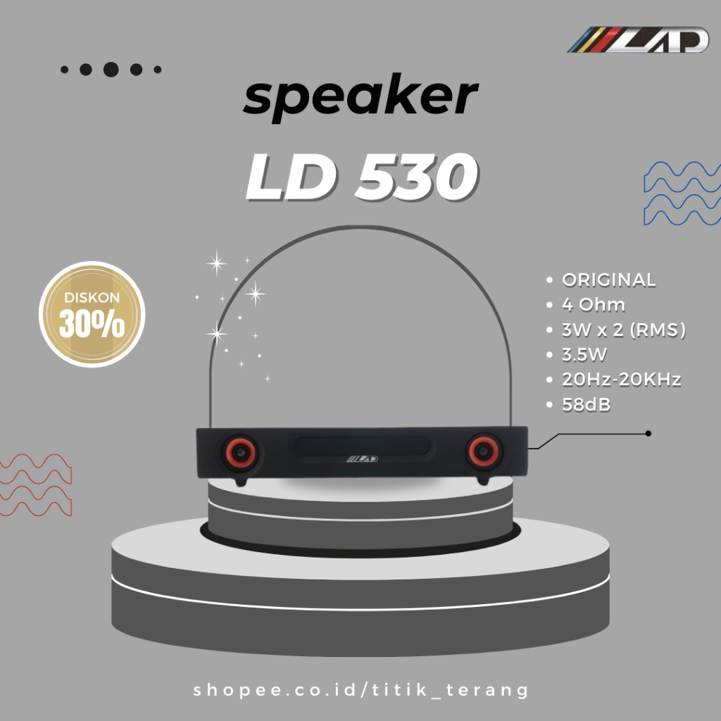 Jual Speaker Laptop Speaker Komputer LD 530 Speaker USB Speaker PC Laptop Komputer, Desain Long ...