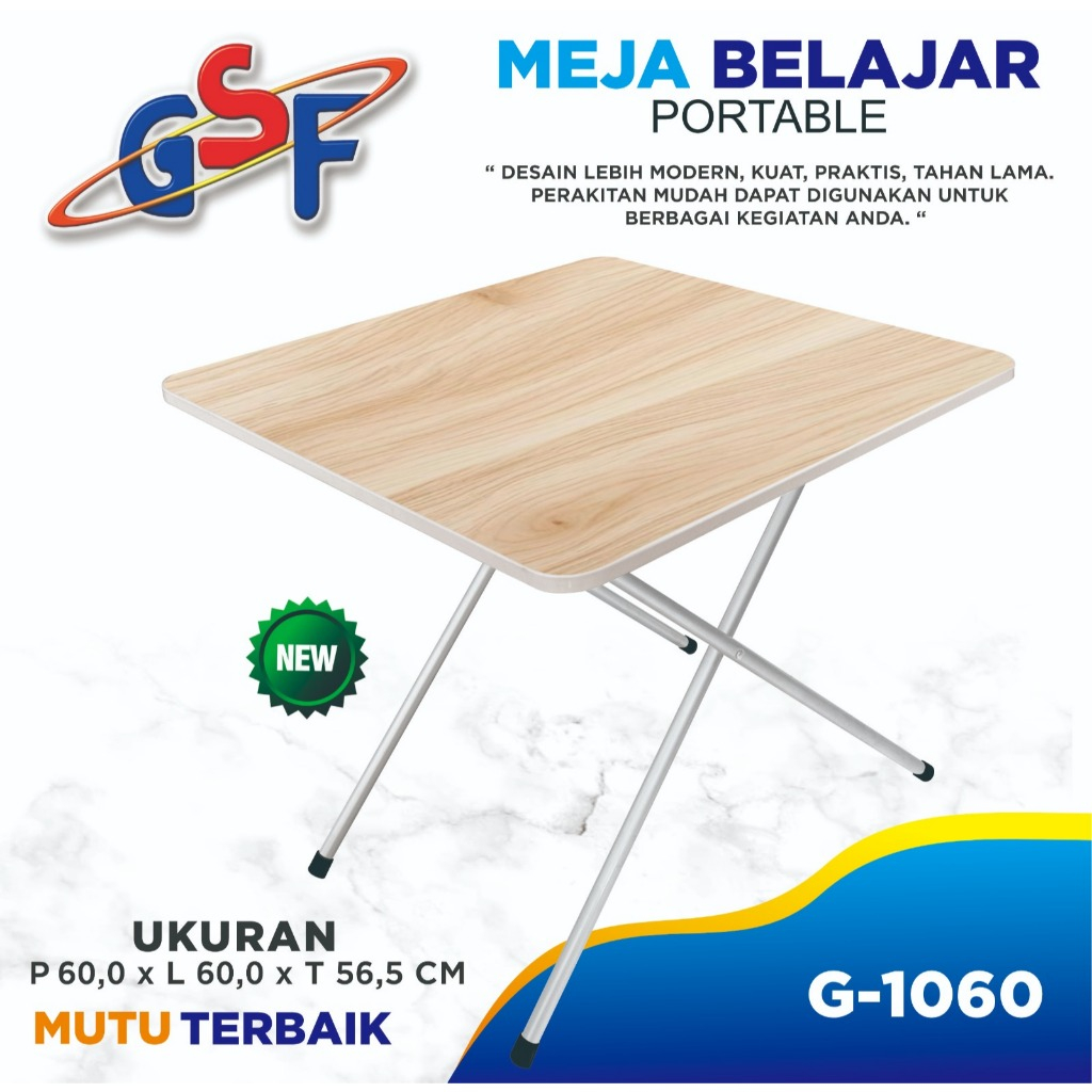 Jual Meja Lipat Portable GSF Meja Belajar Anak Meja Lipat Kaki Silang Meja Lipat Serbaguna Meja ...