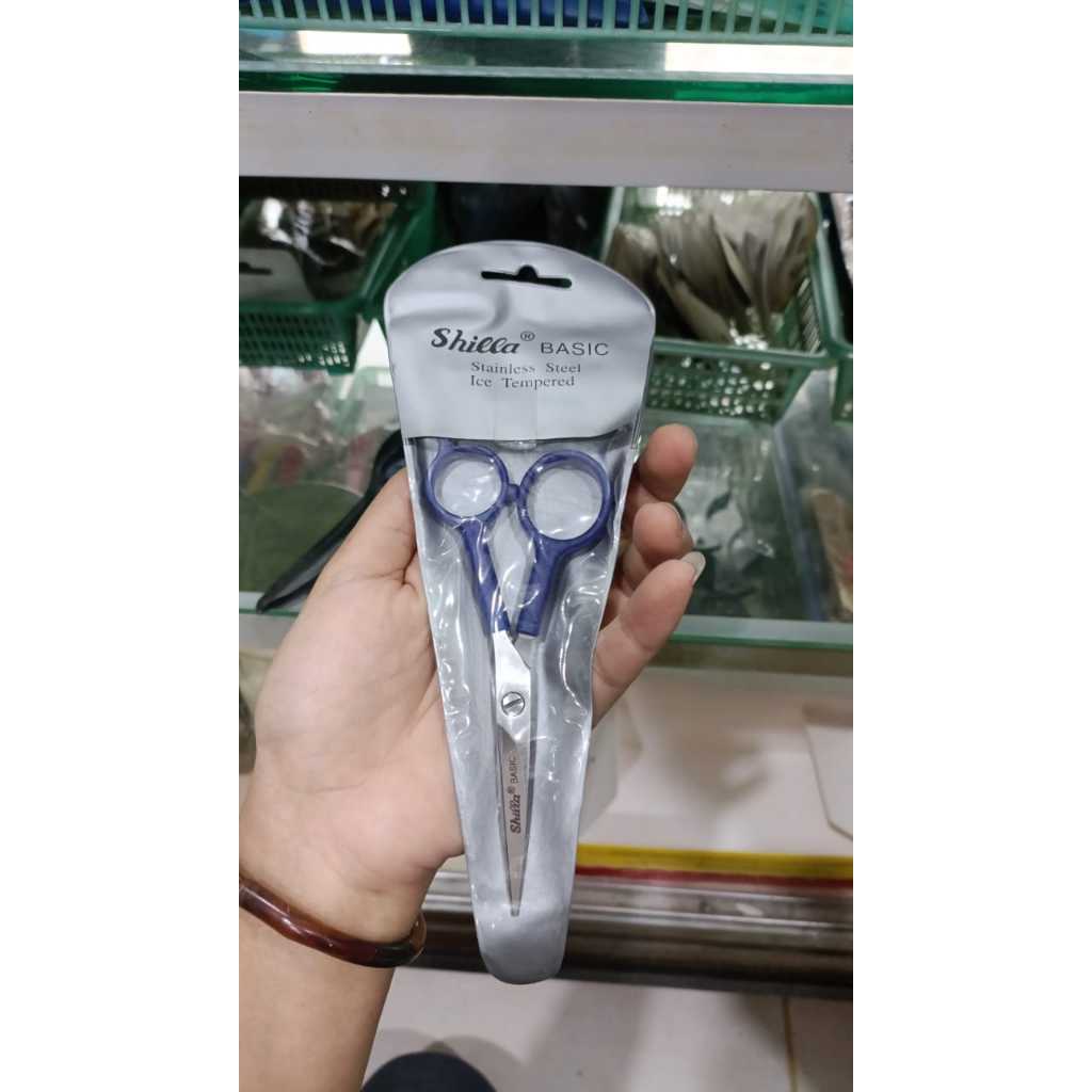 Jual Shilla Gunting Pangkas Biru | Shopee Indonesia