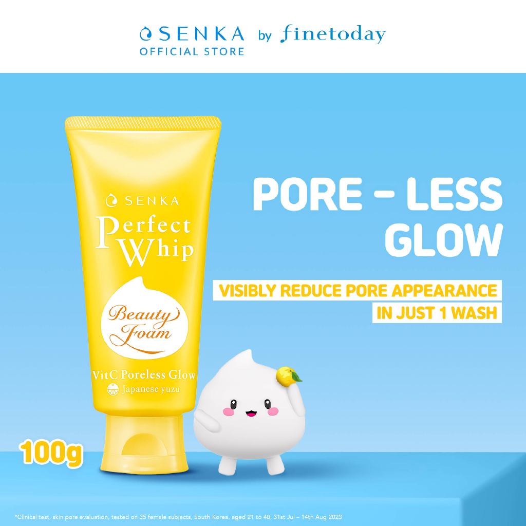 Jual SENKA Perfect Whip Vit C Poreless Glow 100gr | Shopee Indonesia